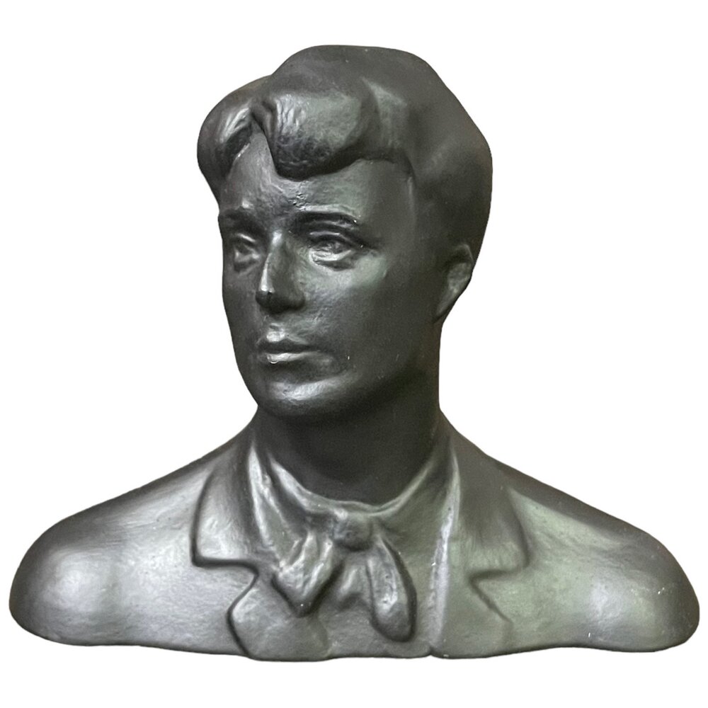 Силуминовый бюст "С. А. Есенин" 1960-1970 гг. СССР (5)