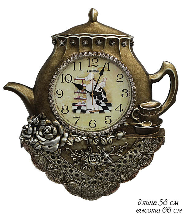 Часы настенные 58*66см Полистоун 525-028 118-525-028