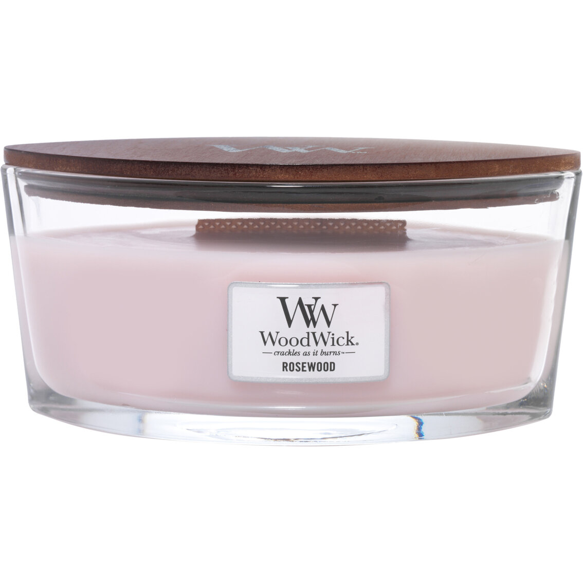 Woodwick/ Свеча эллипс Розовое дерево 453.6гр.