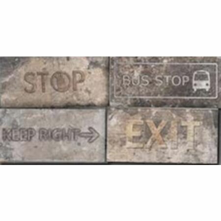 Керамогранит Cir (Кир) New York Road Signs Mix Broadway 10x20 см, 1048421 (0.68 м2)