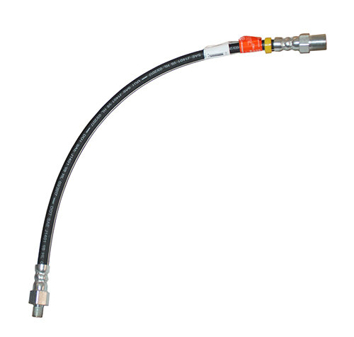 Шланг тормозной УАЗ задн. 455мм. н/обр. (Ш)М10х1,25 (ШГ)М16х1,5 М10х1,25 под трубку 5мм. (АДС)