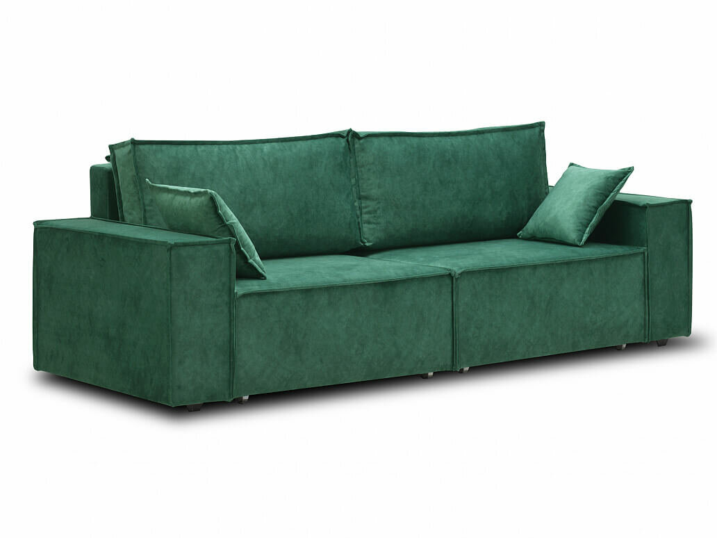 Artum Диван прямой Фабио, Диван еврокнижка Фабио Зеленый