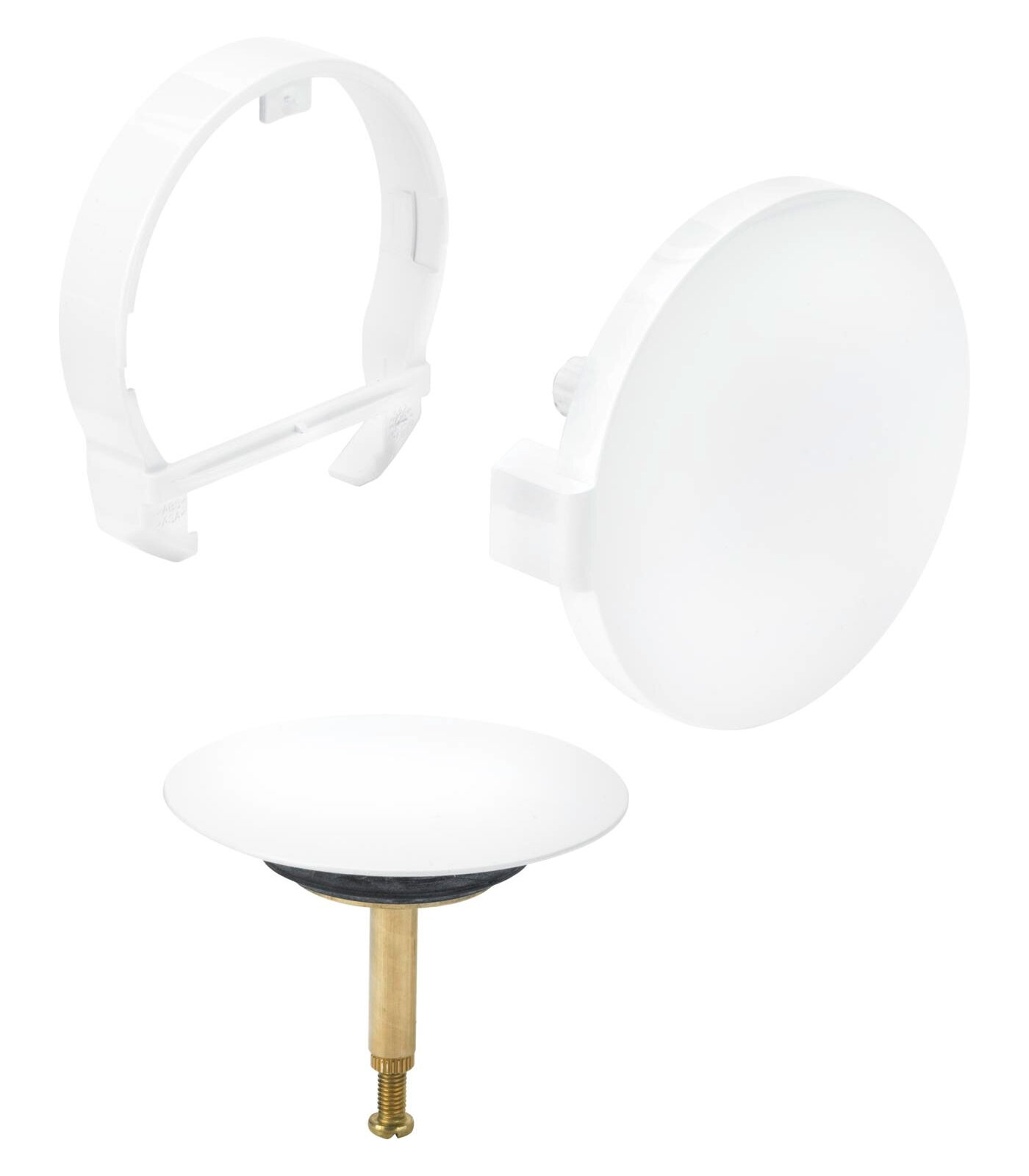 Комплект накладок Viega Multiplex Trio Visign MT5 к сливу-переливу-наливу, белый 725815