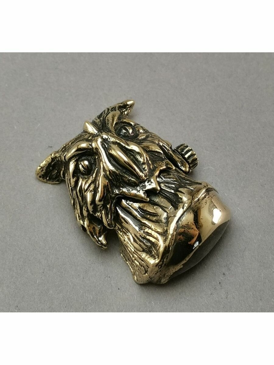 Замок бронзовый Совушка