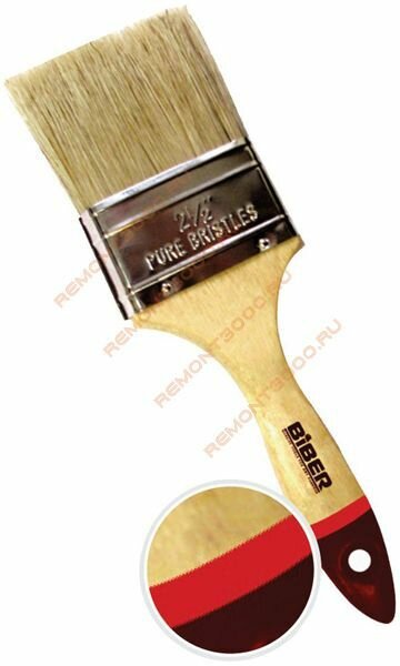 Бибер 31132 кисть флейцевая Суприм 25мм