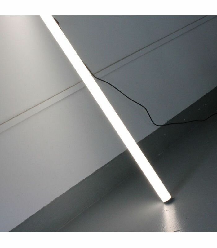 Профиль круглый D30 мм. Длина 2 м, В комплект входит молочный акриловый экран, 2 заглушки