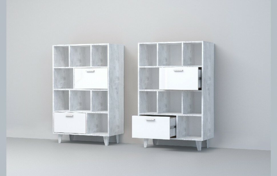 Комод ЭГО 800-410-1240 цвет белый