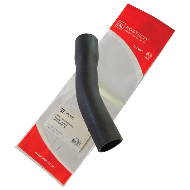 Патрубок наливной горловины бензобака ВАЗ-2108 короткий (ROSTECO)