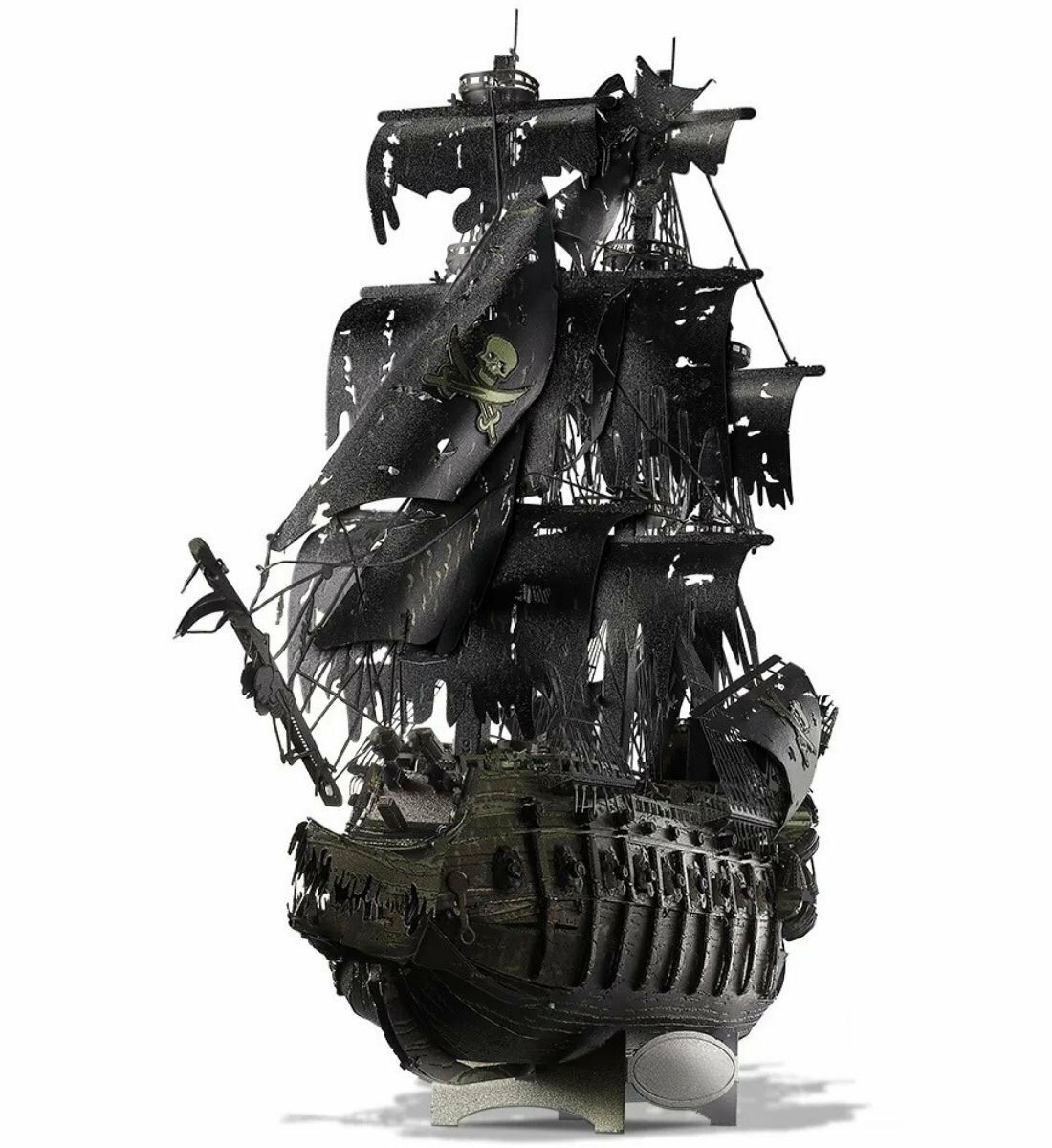 3D пазл металлический корабль "Летучий голландец" сборная модель корабля