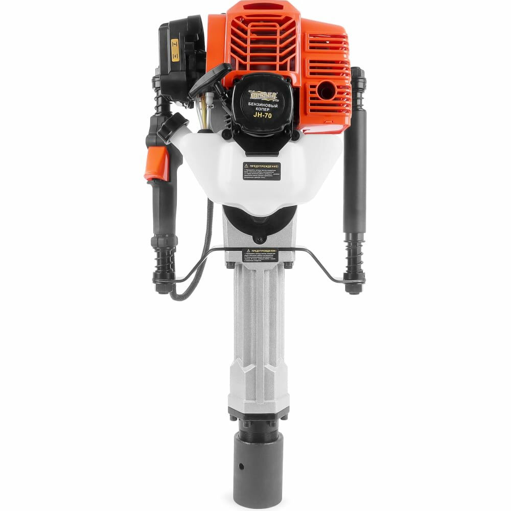 Бензиновый копер MESSER jh-70 33-33-070, для забивки столбов грунт используется главным образом, 70 мм, 100 мм