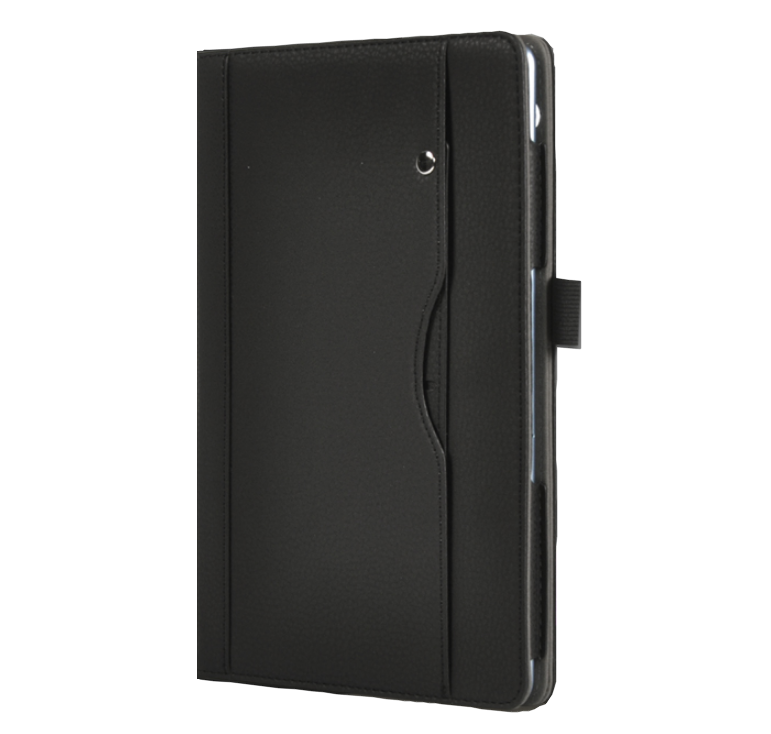 Чехол бизнес класса MyPads для Huawei MediaPad T5 10 (AGS2-L09/AL00/W09) с визитницей из качественной импортной кожи черный
