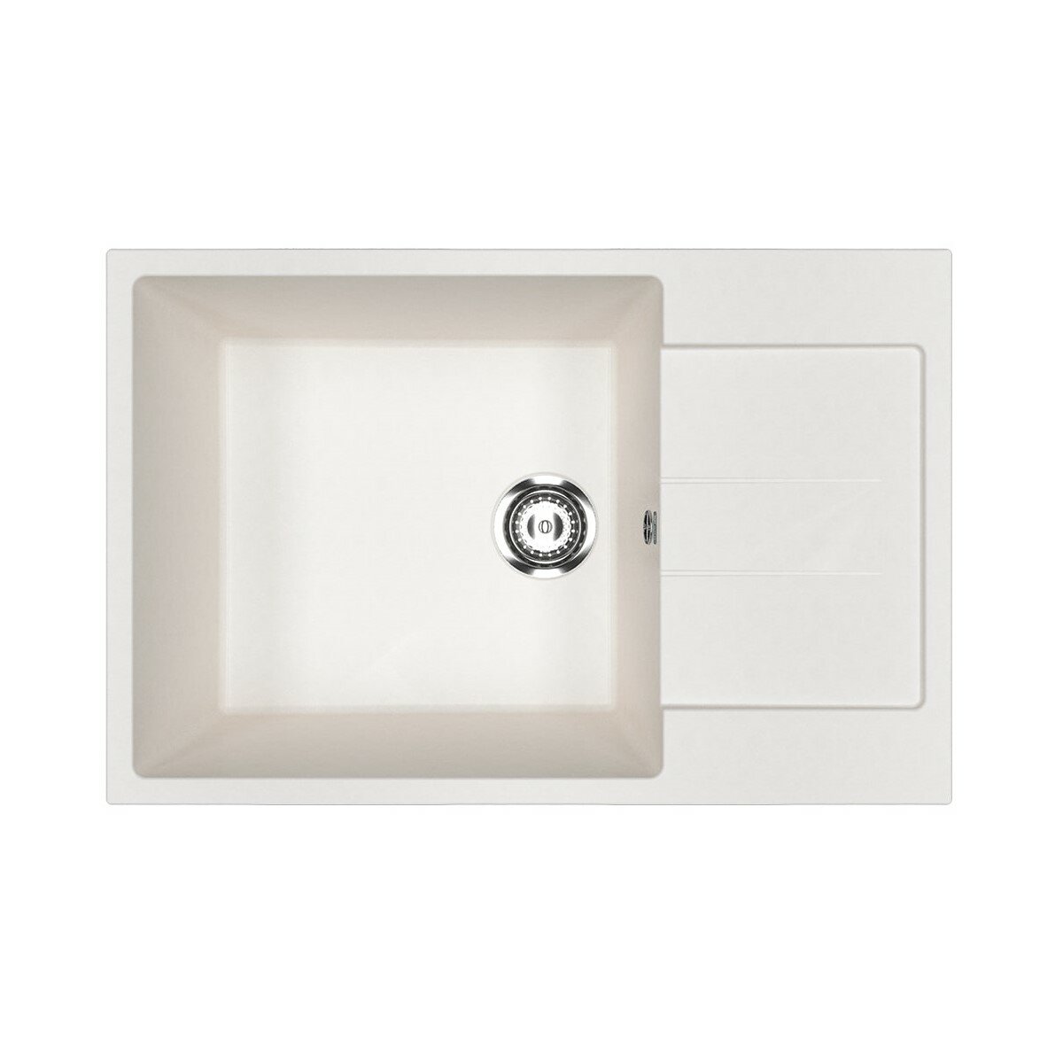 Кухонная мойка Ulgran U-602-341, ультра-белый