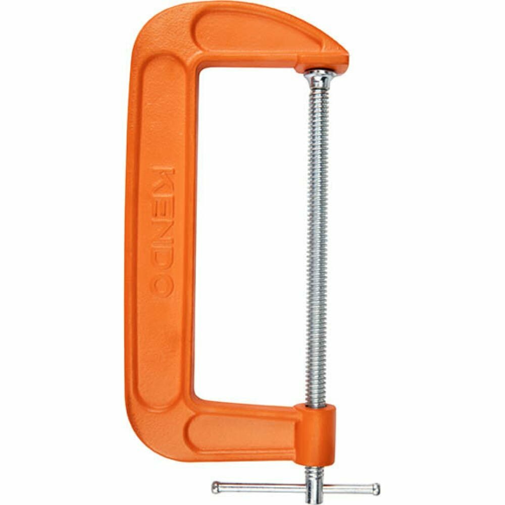 Струбцина G-типа KENDO 200 мм/8" 40606, для выполнении сборочных столярных слесарных работ