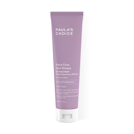 Солнцезащитный крем для лица и тела с SPF 50 Paula's Choice Extra Care Non-Greasy Sunscreen SPF 50