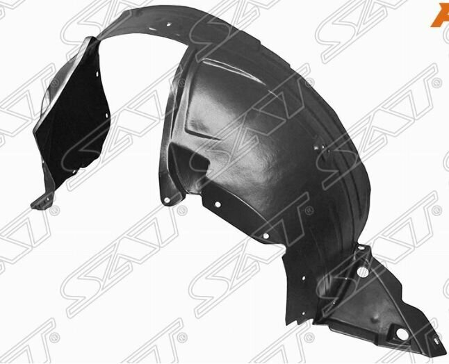 Подкрылок SAT, для Nissan Qashqai, передний, левый, чёрный, 1 шт