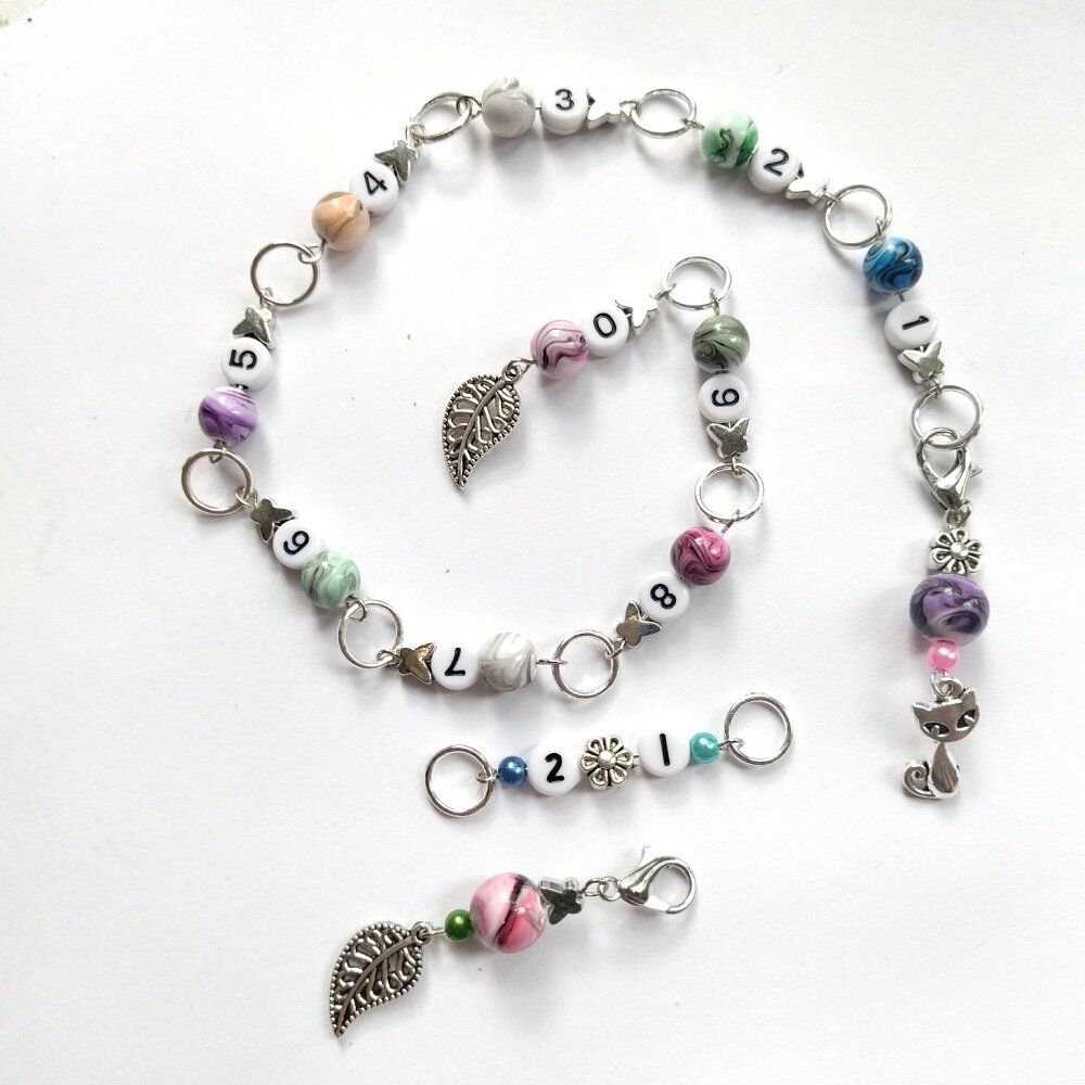 Счетчик рядов для вязания спицами плюс маркер четных и нечетных рядов