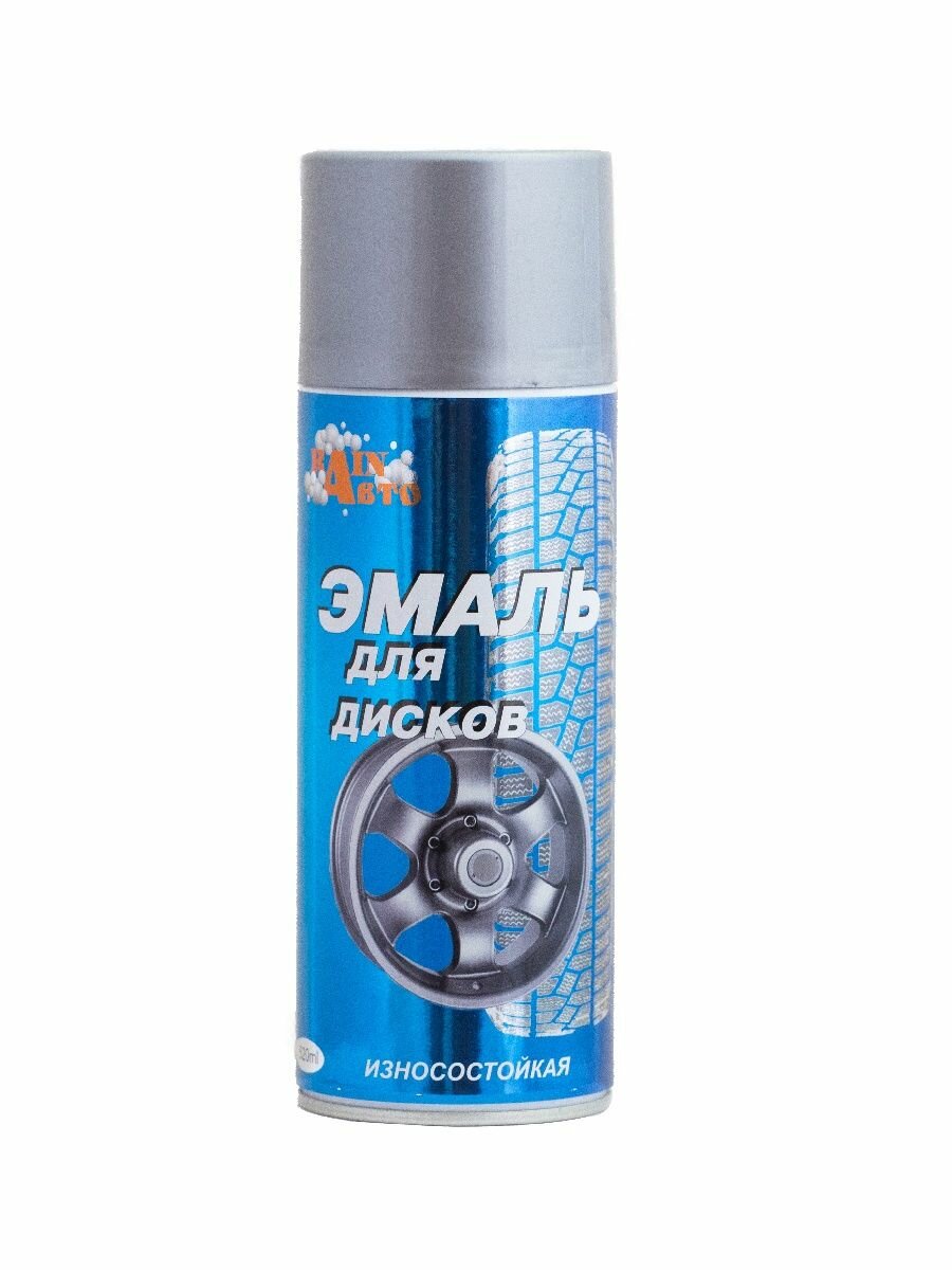 Эмаль Rainавто EDS520 для колесных дисков, антикоррозийная, 520 мл, серебристая