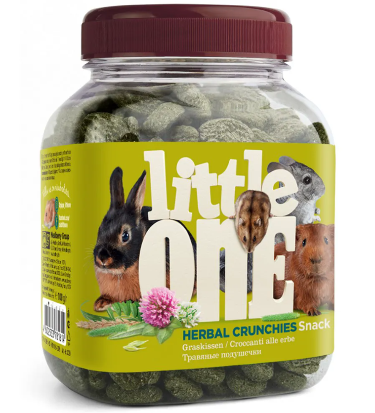 Little one Лакомство для грызунов, кроликов Травяные подушечки, 100г