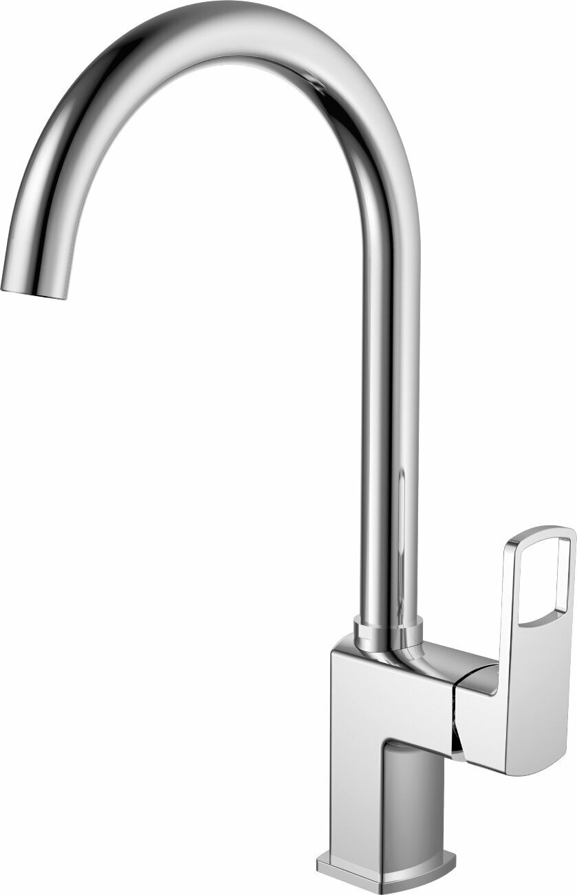 Смеситель для кухни с гайкой Haiba HB70176 хром