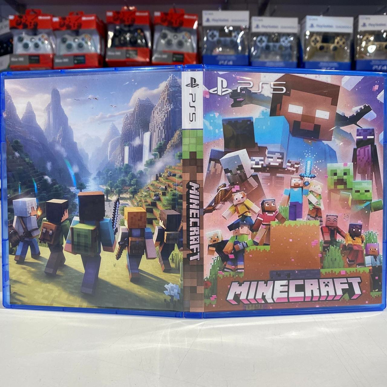 Эксклюзивная обложка PS5 для Minecraft №13