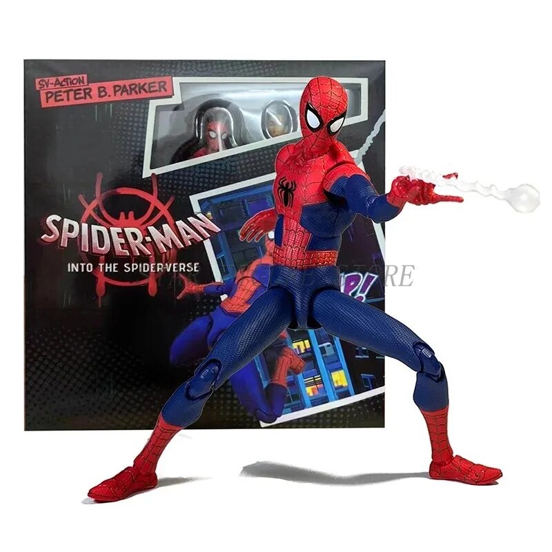 Фигурка Spider-Man Into the Spider-Verse Peter Parker 13 см