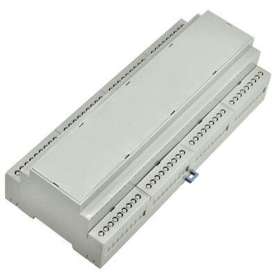 Корпус D12MG Gainta, корпус на DIN-рейку, 12 модулей, серый, ABS