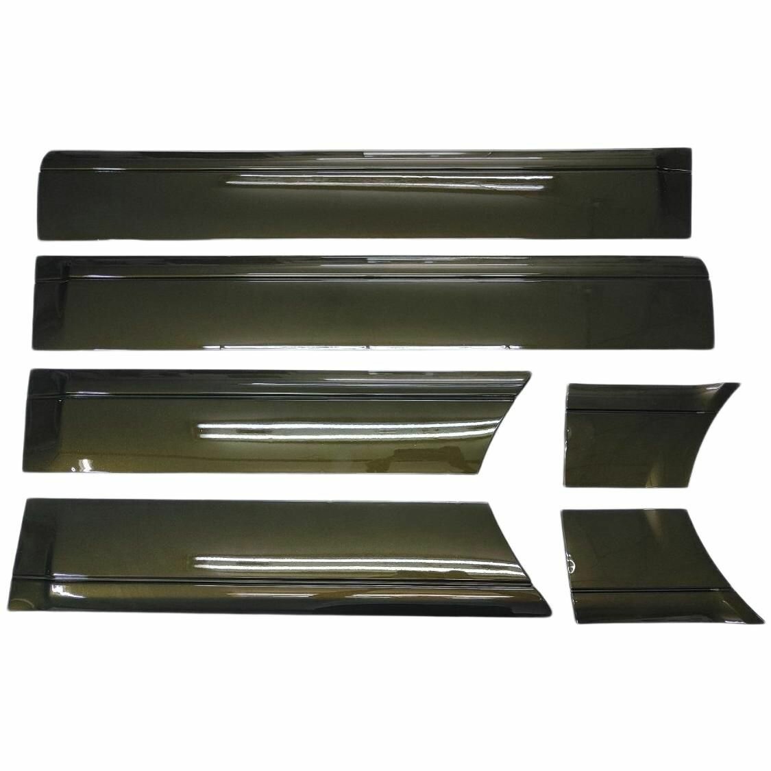 Молдинги дверей для ВАЗ 2114, 2115 старого образца (широкие) в цвете 347 золото инков