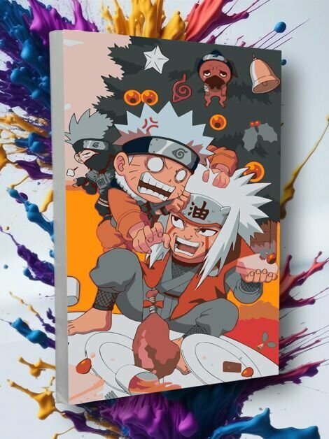 Картина по номерам Наруто Джирайя Аниме 40*50