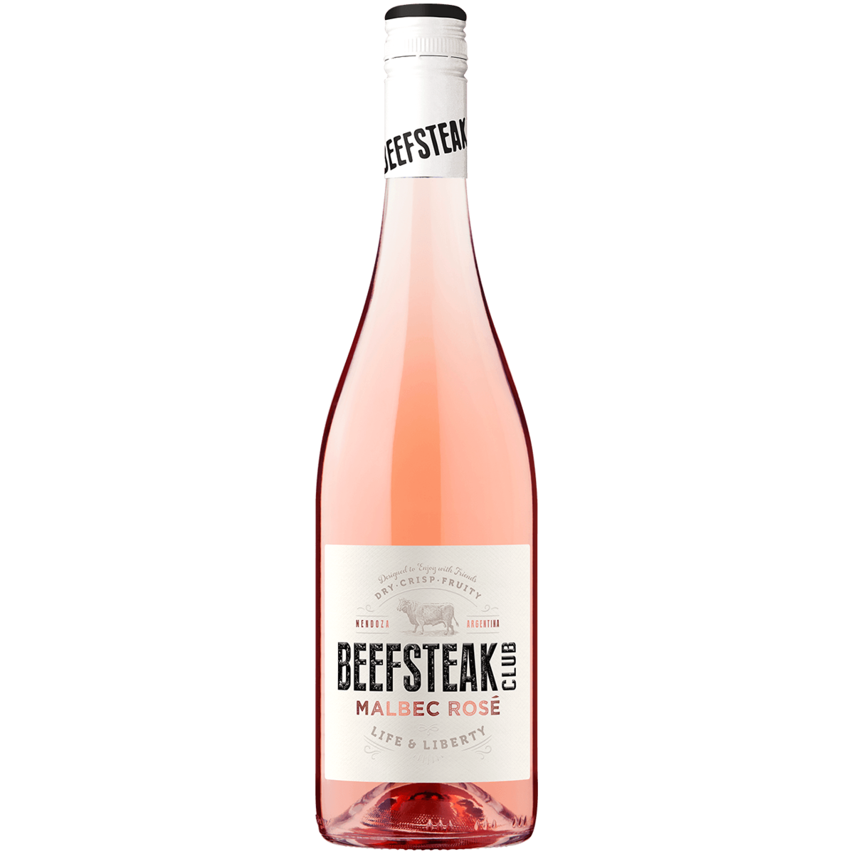 Вино Beefsteak Club Life & Liberty Malbec Rose розовое сухое 0,75 л