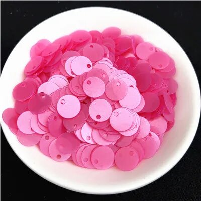 Блестки ПВХ ipatches 6мм 8мм 10мм 600 шт Розовый, 8mm300pcs, Matte Rose