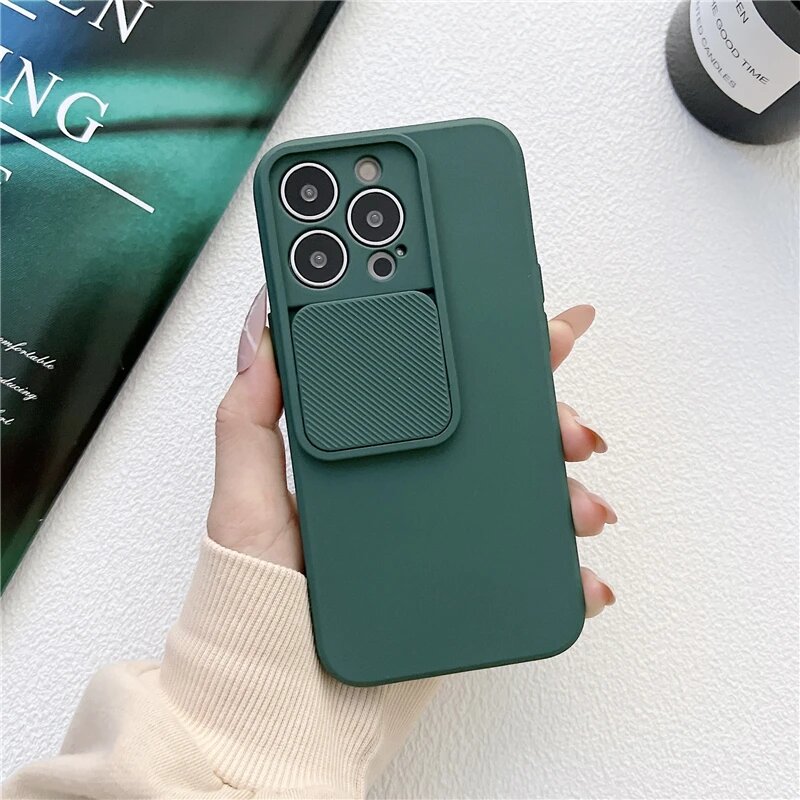 Чехол из ТПУ для iPhone 13 Mini Dark green