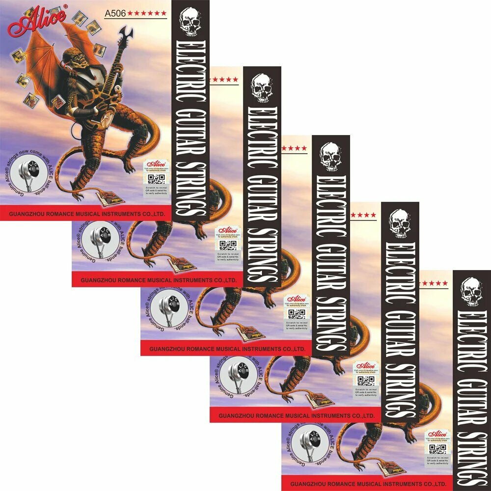 Комплекты струн для электрогитары Alice A506 008-038