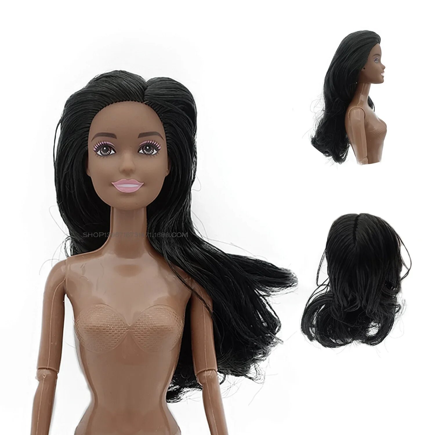 Кукла MATTEL Reborn 30 см черная кожа F