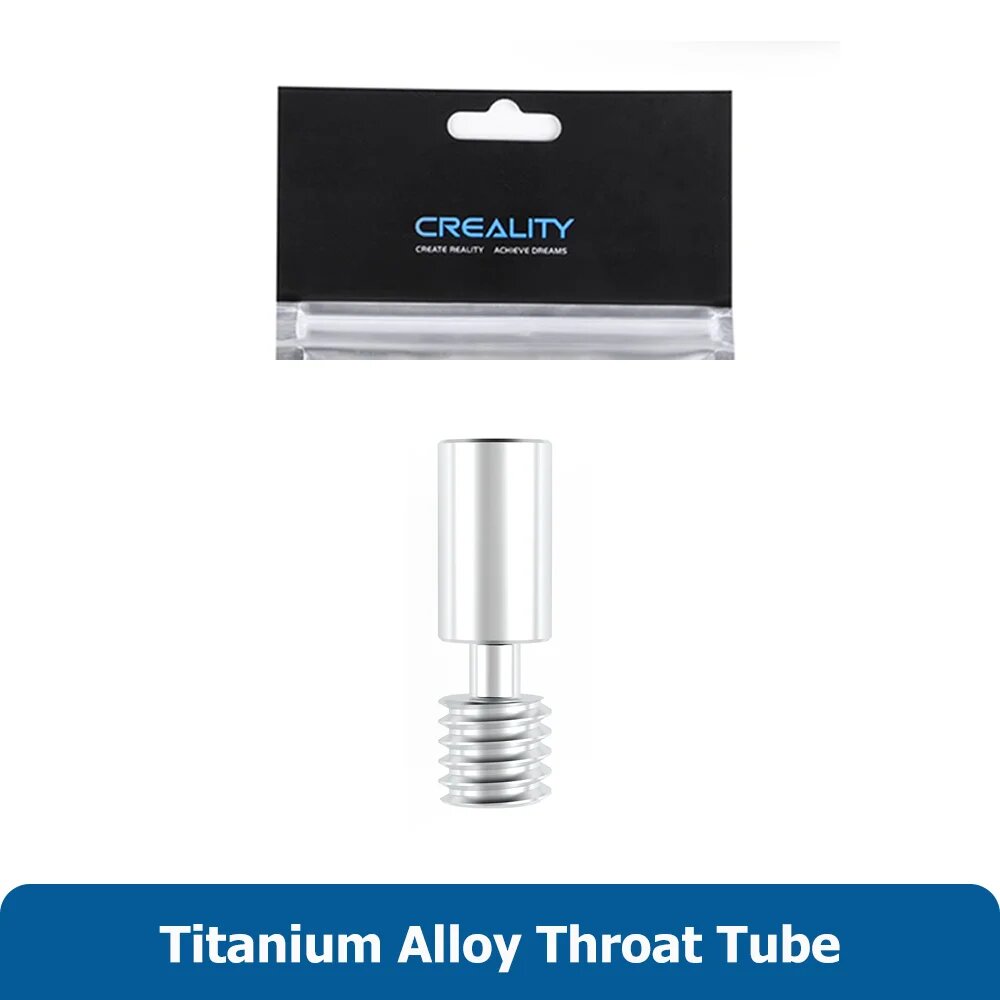 Creality Sprite Extruder Pro Upgrade Горловидная трубка из титанового сплава Биметаллическая теплоразрыв для 3D-принтера Ender 3 S1/Ender3 S1 Pro