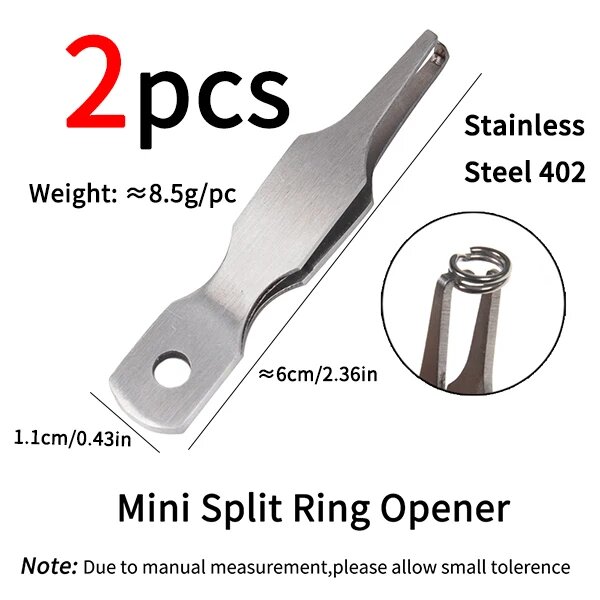 Открыватель колец Mini Split из нержавеющей стали 402, 2шт