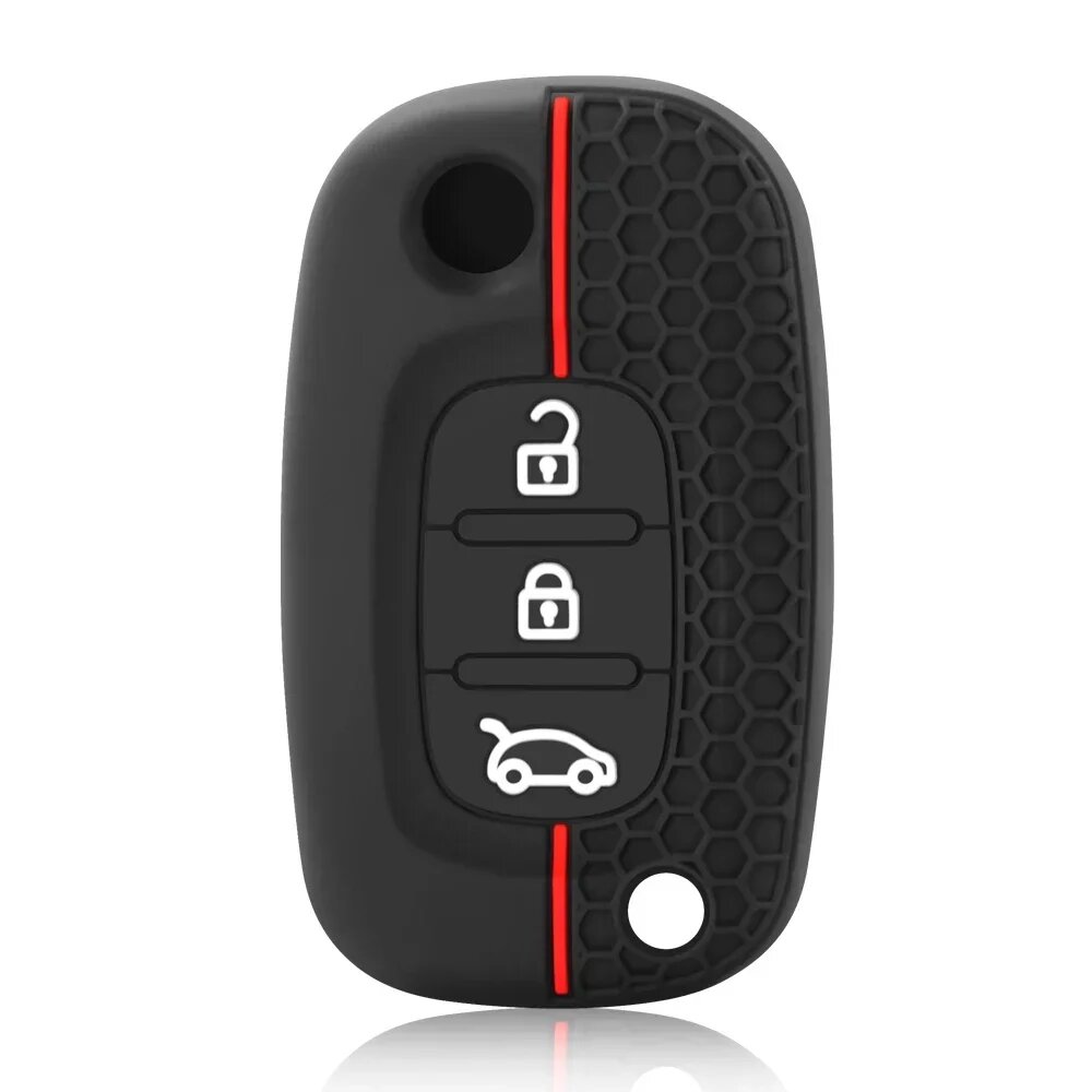 3-кнопочный силиконовый чехол для ключей для LADA Vesta Granta XRay Kalina Priora Sedan Sport Renault Fluence Clio Megane Mercedes Benz