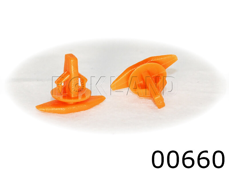 10шт - 00660 клипса автомобильная ACURA/HONDA ROKLAND