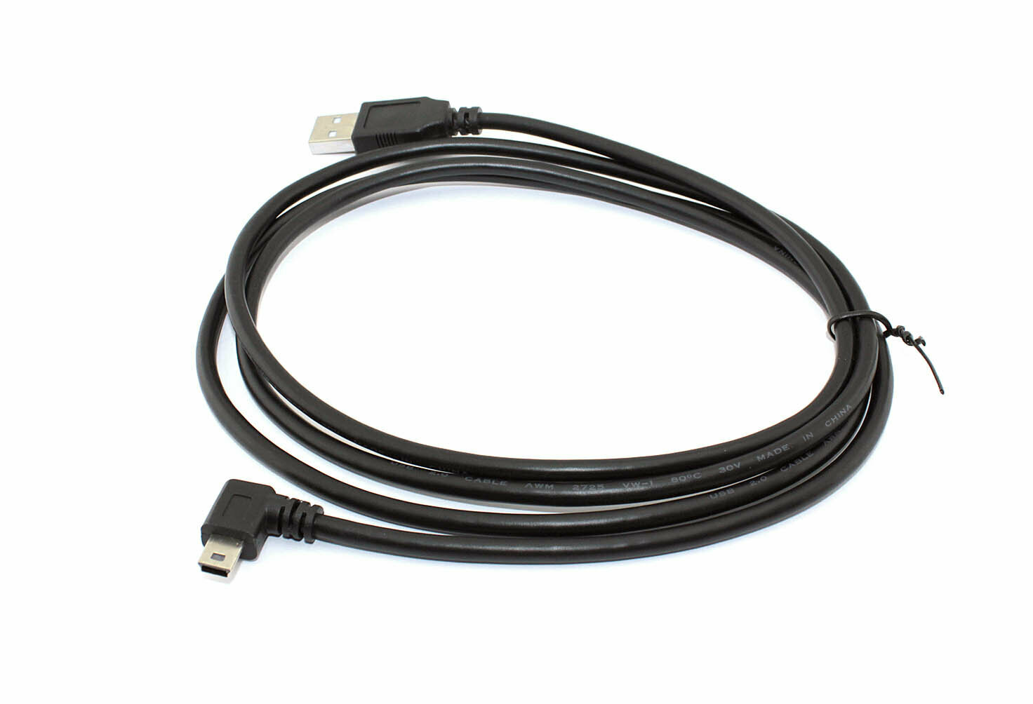 Кабель USB Type A на Mini USB угол влево 1,5 м