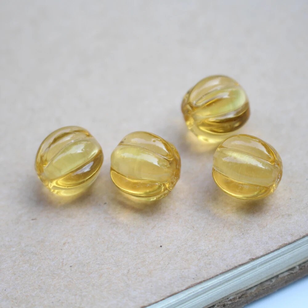 Бусины лампворк Akusesari розовые 8-12 мм 12mm 10pcs, Gold