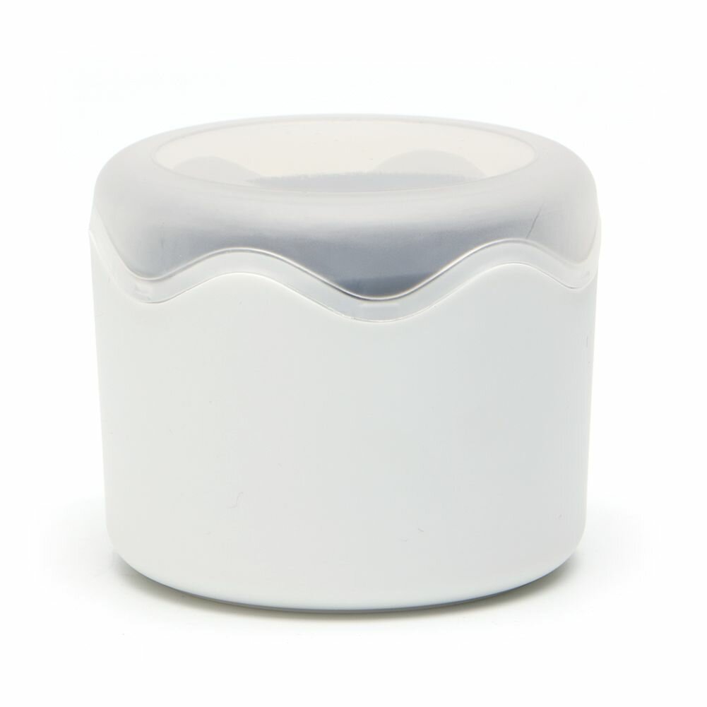 Детская коробка конфет, круглая пластиковая для часов-белый