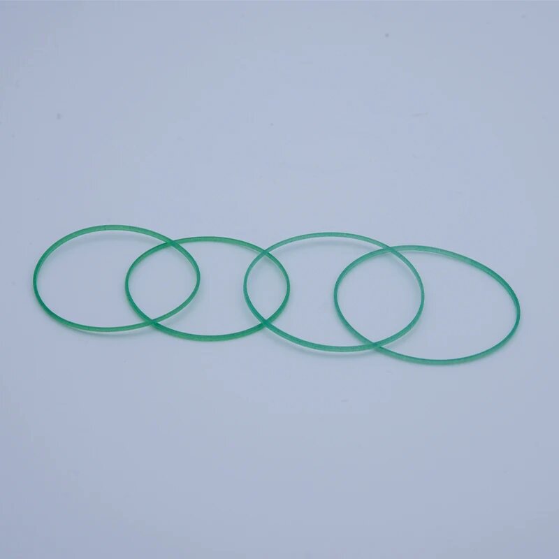 Резиновые уплотнения для часов, зеленый, 32-40 мм Dia 34.5 mm, Thick 0.5mm 2PCS