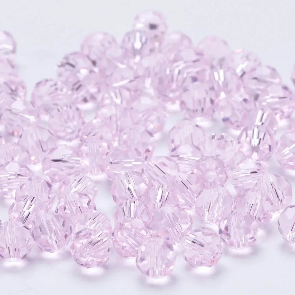 Хрустальные бусины AETEEY 3 4 6 8 мм Розовый, 3mm-160-170pcs, QZ001-04