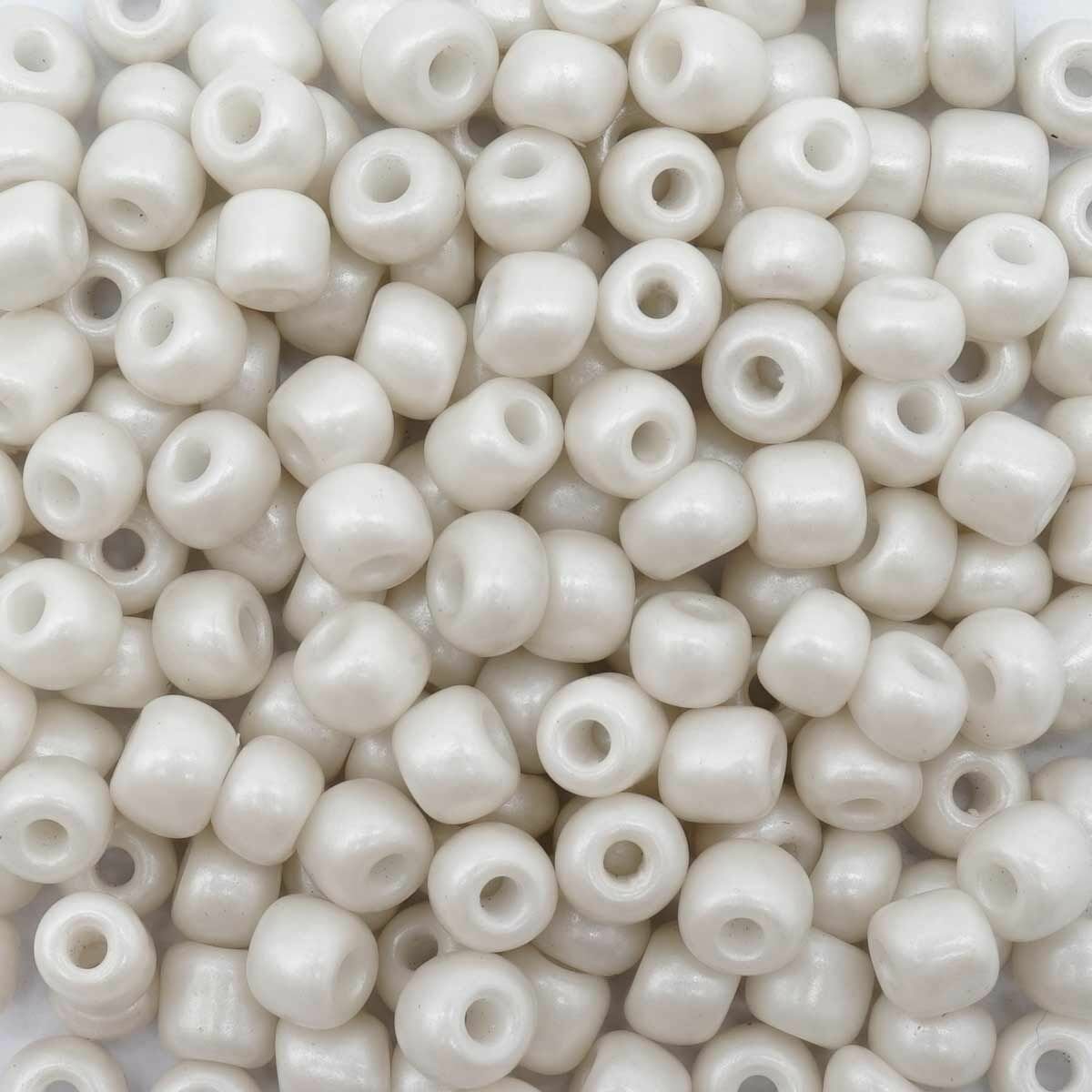 Бисер стекло 6/0 (4-4,3 мм) Astra&Craft (964 эффект жемчуга), 15г*10 упак