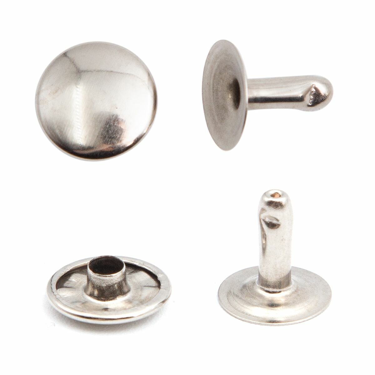 Хольнитен двухсторонний №00 (d-5мм, h-5мм) металл (уп. 100шт) NEW STAR (никель)