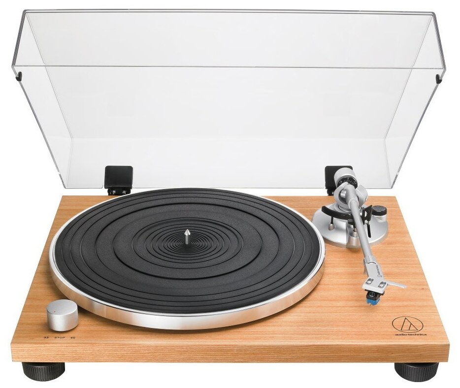 Виниловый проигрыватель Audio-Technica AT-LPW30TK тиковое дерево