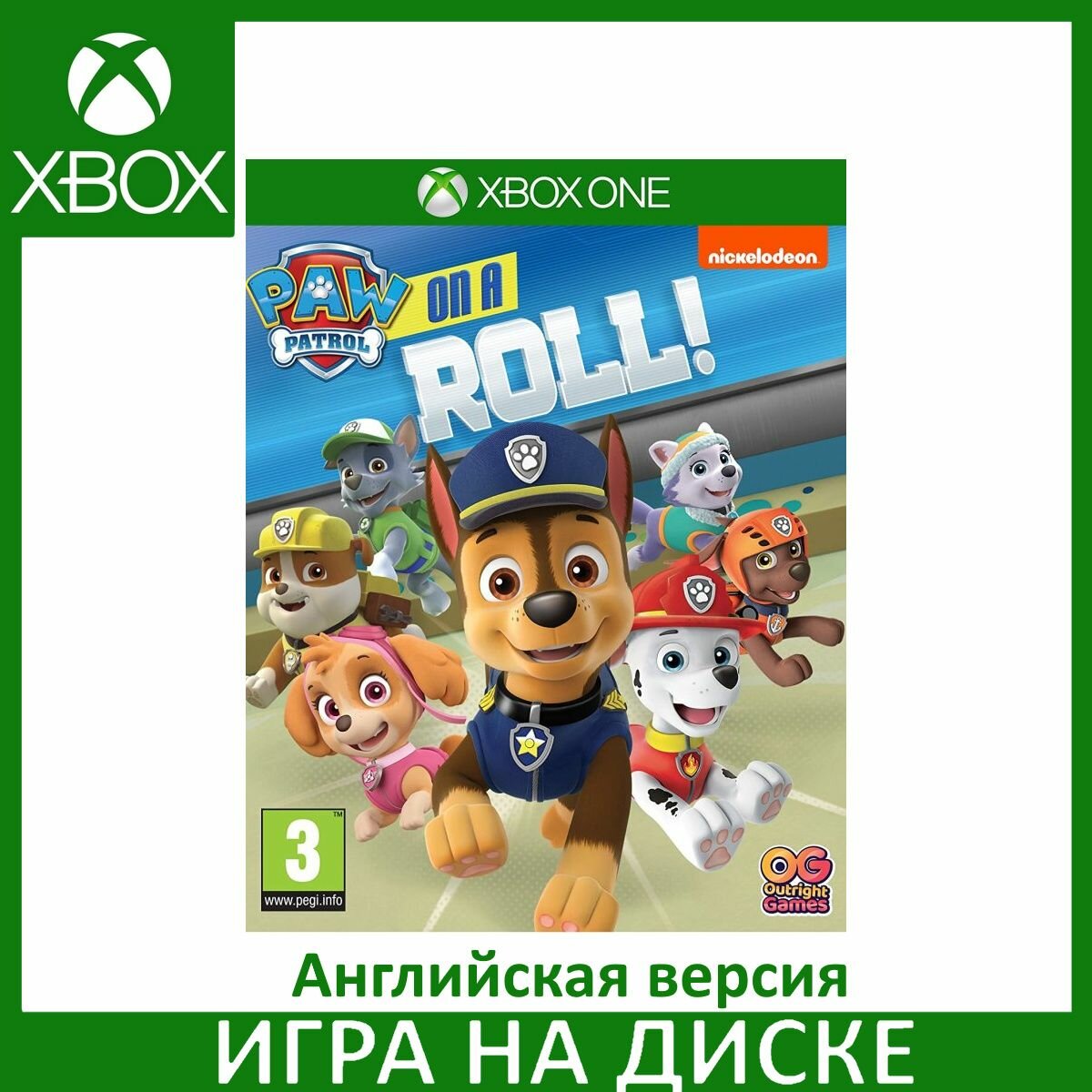 Игра PAW Patrol On a Roll (Щенячий патруль) Xbox One Диск на Xbox One Английская версия