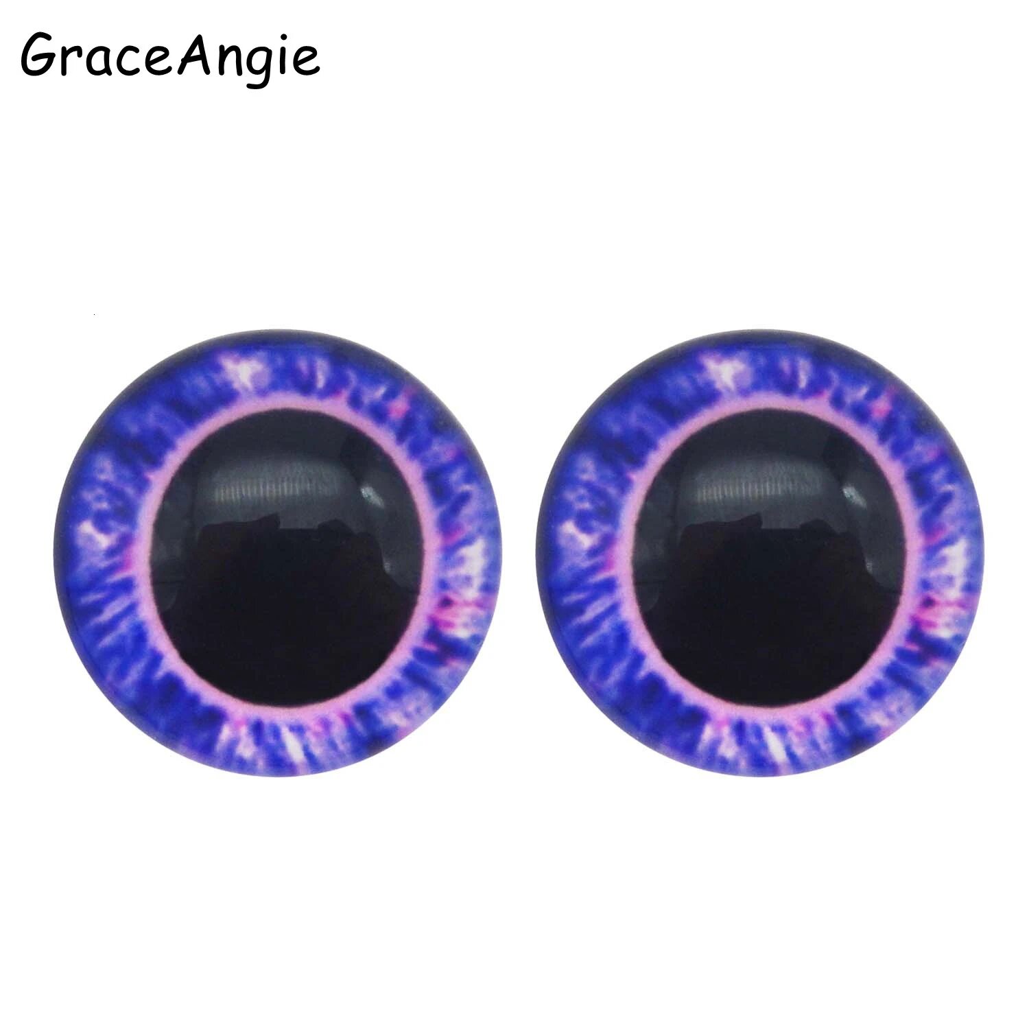 Кабошоны глаз дракона стекло 6-30 мм 50PCS 6mm, B