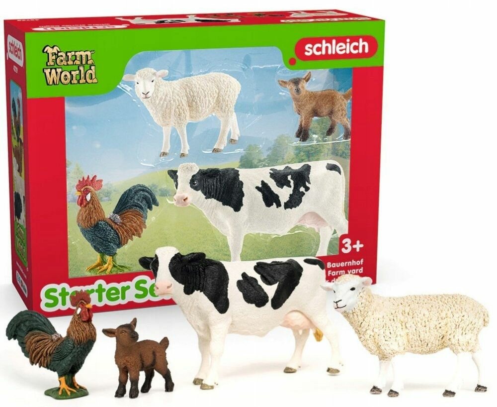 Фигурки Schleich Farm World - Животные с фермы/ Набор из 4 фигурок - Шляйх 42729