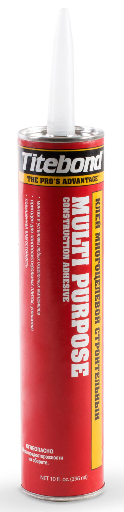 Клей Titebond монтажный, сверхсильный, 296 мл