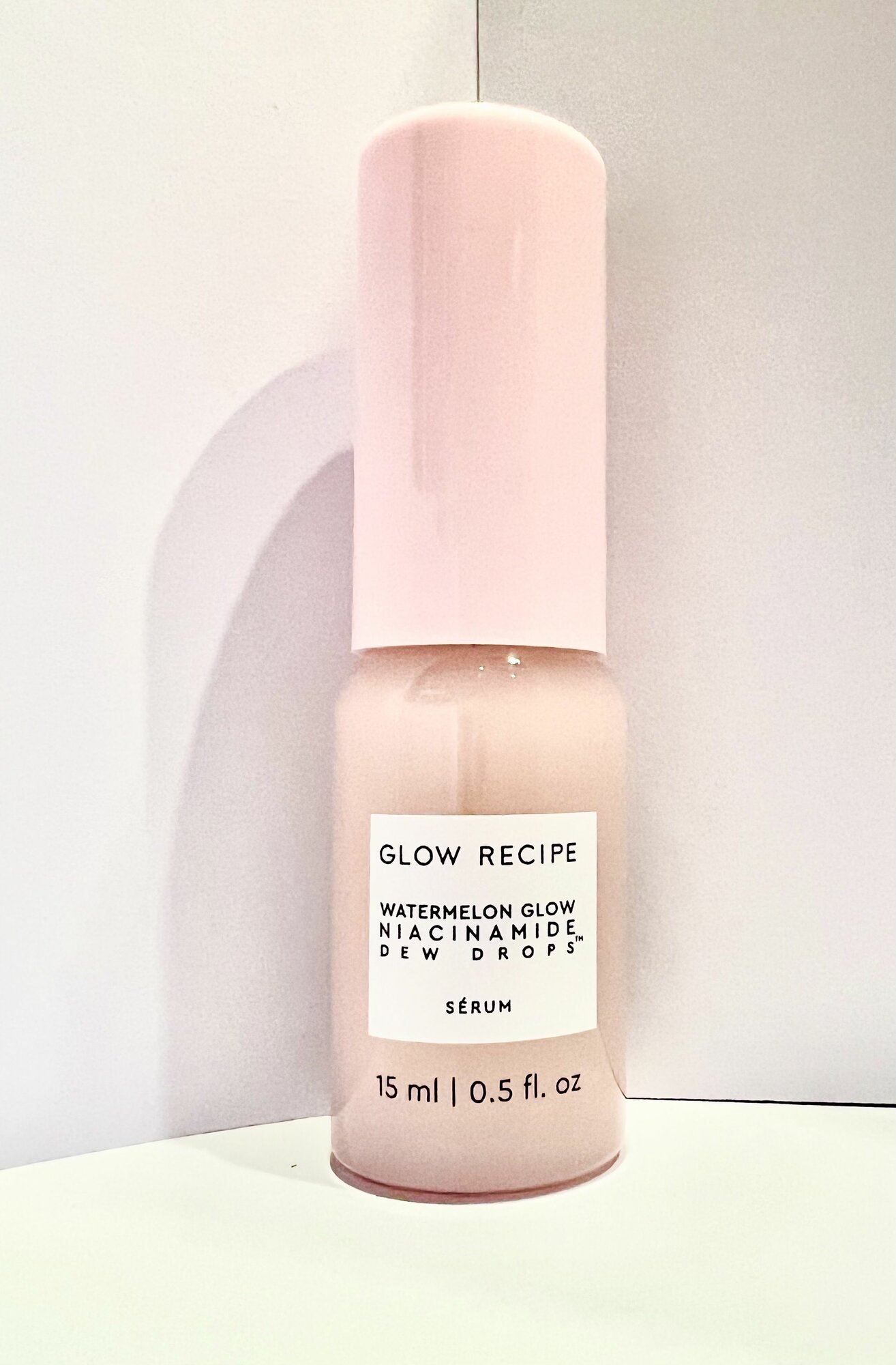 Революционная сыворотка хайлайтер с ниацинамидом мини-формат Glow Recipe Watermelon Glow NIACINAMIDE Dew Drops HIGHLIGHTING SERUM 15ml